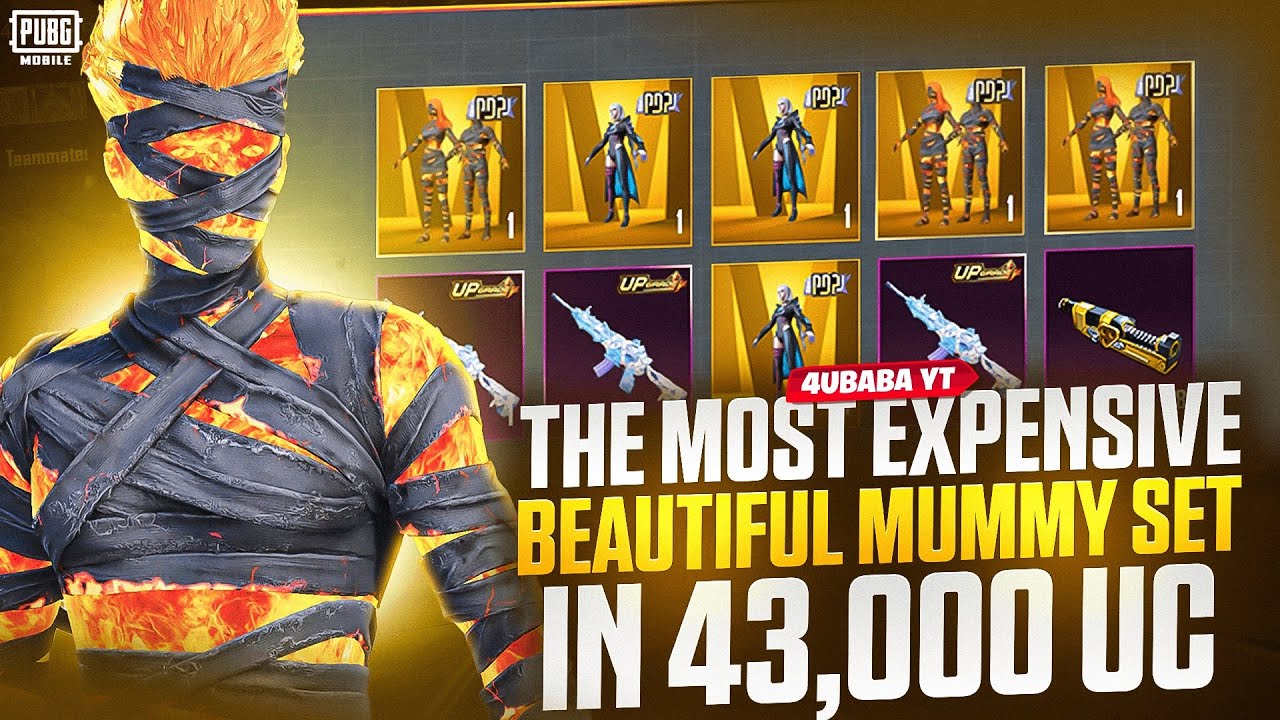$43.000 NEW MUMMY & GLACIER M4 IN PUBG MOBILE 🔥🐳 - YouTube