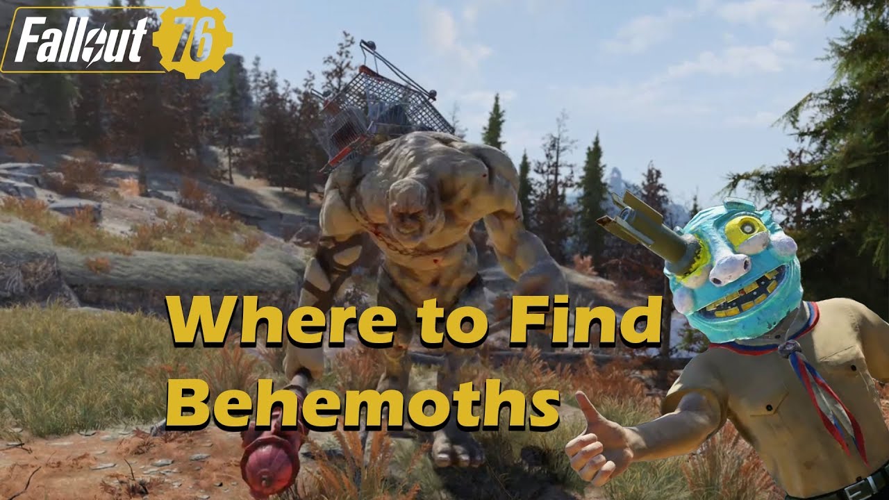 Fallout 76 - Super Mutant Behemoth Spawn Location (Guaranteed) - YouTube