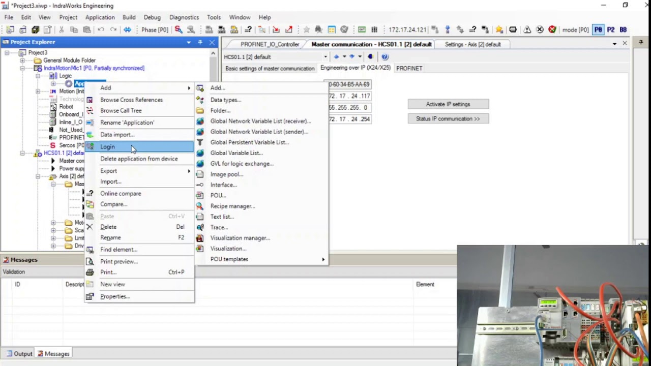 Bosch Rexroth MLC Indradrive Profinet - YouTube