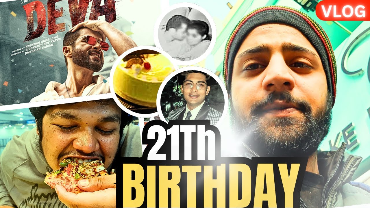 birthday vlog / deva movie review 🤡🤣 - YouTube