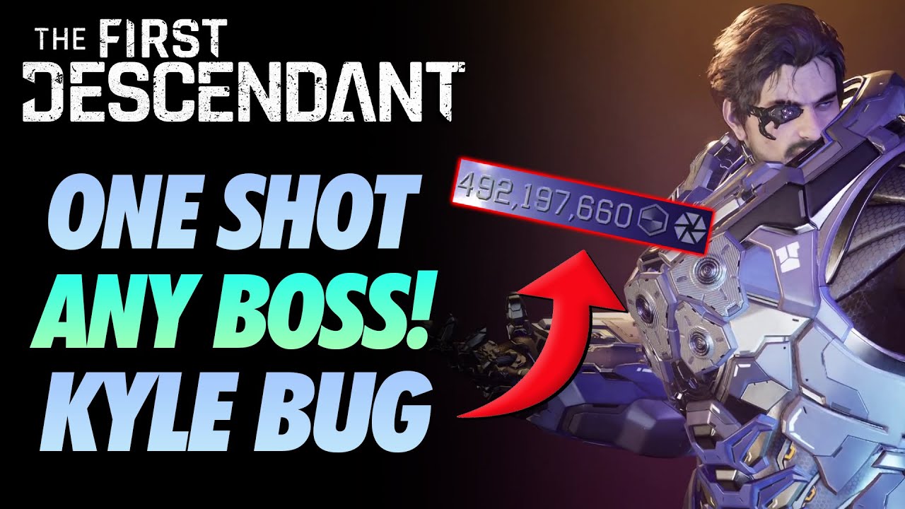 The First Descendant Broken Kyle One shotting EVERY BOSS EVEN GLUTONY ...