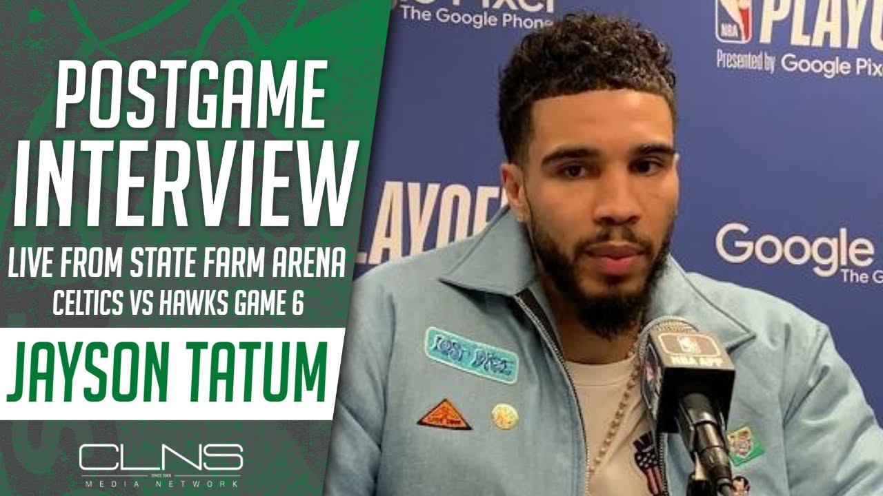Jayson Tatum on closing stretch: Everyone on Celtics was locked in | Postgame Interview - YouTube