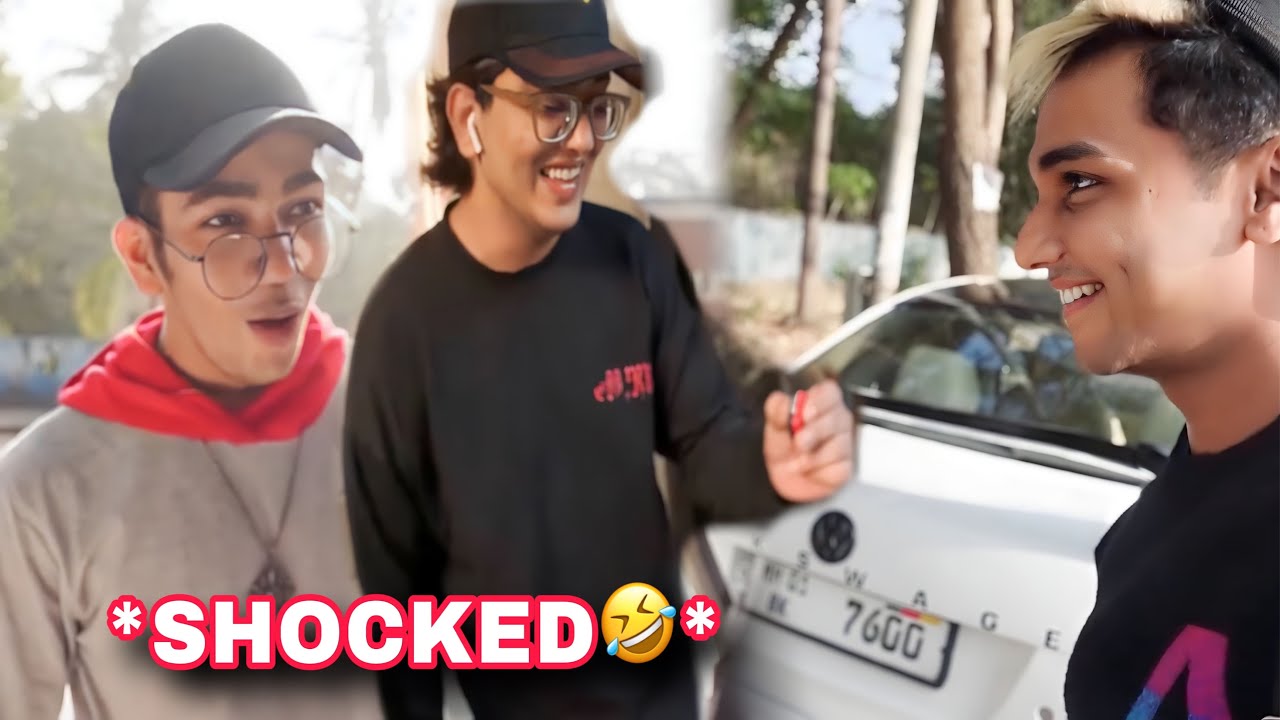 FRIENDS REACTION ON MY NEW CAR 🚗 | Crazyyyy reaction 🤪 - YouTube