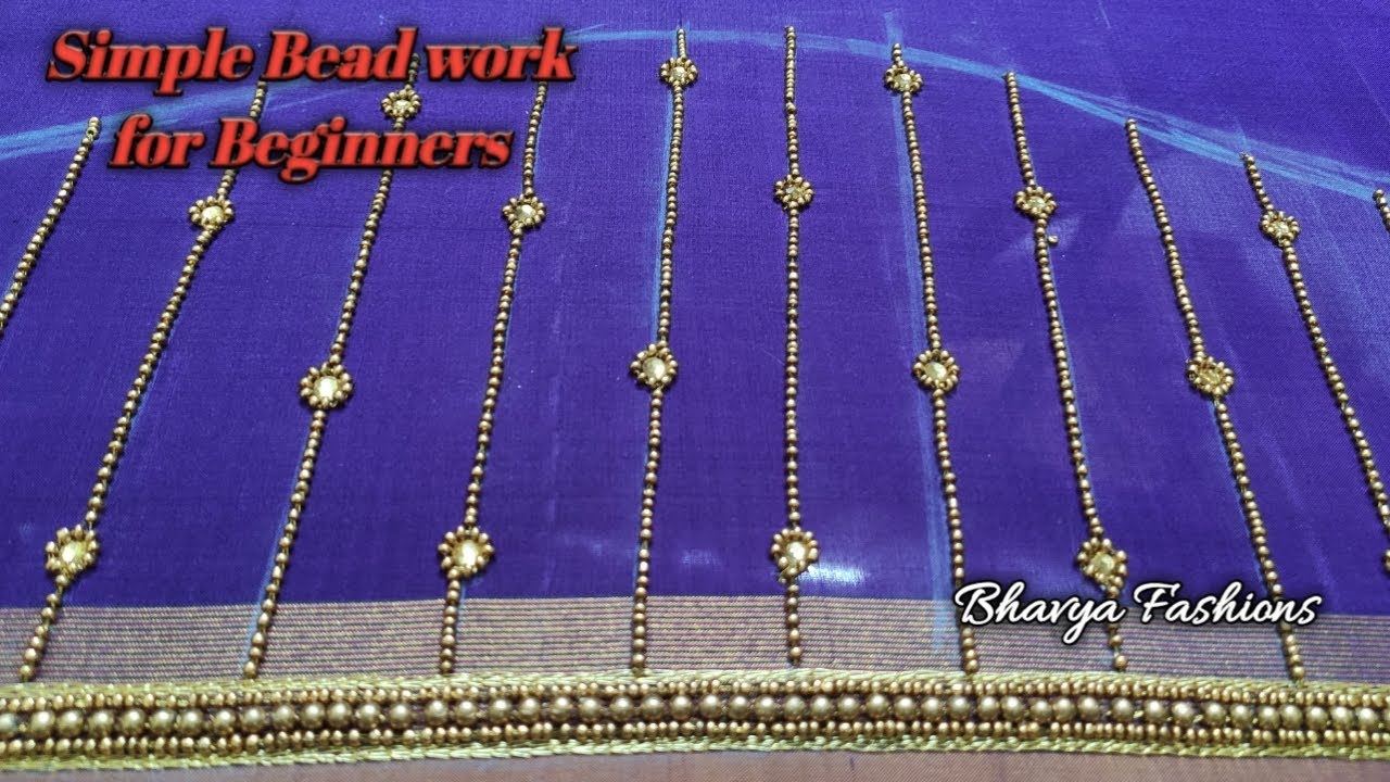 Bead work design for Beginners - YouTube