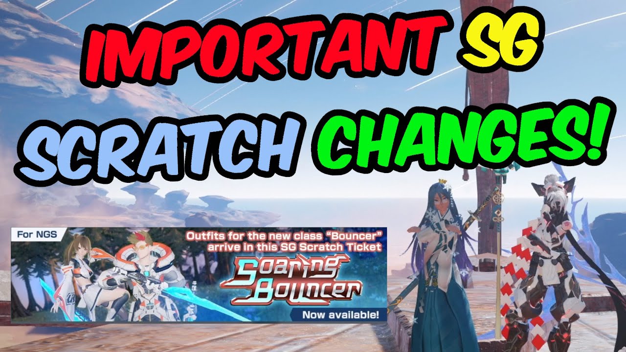 [PSO2:NGS] Old SG Scratch Items Going Away! - YouTube