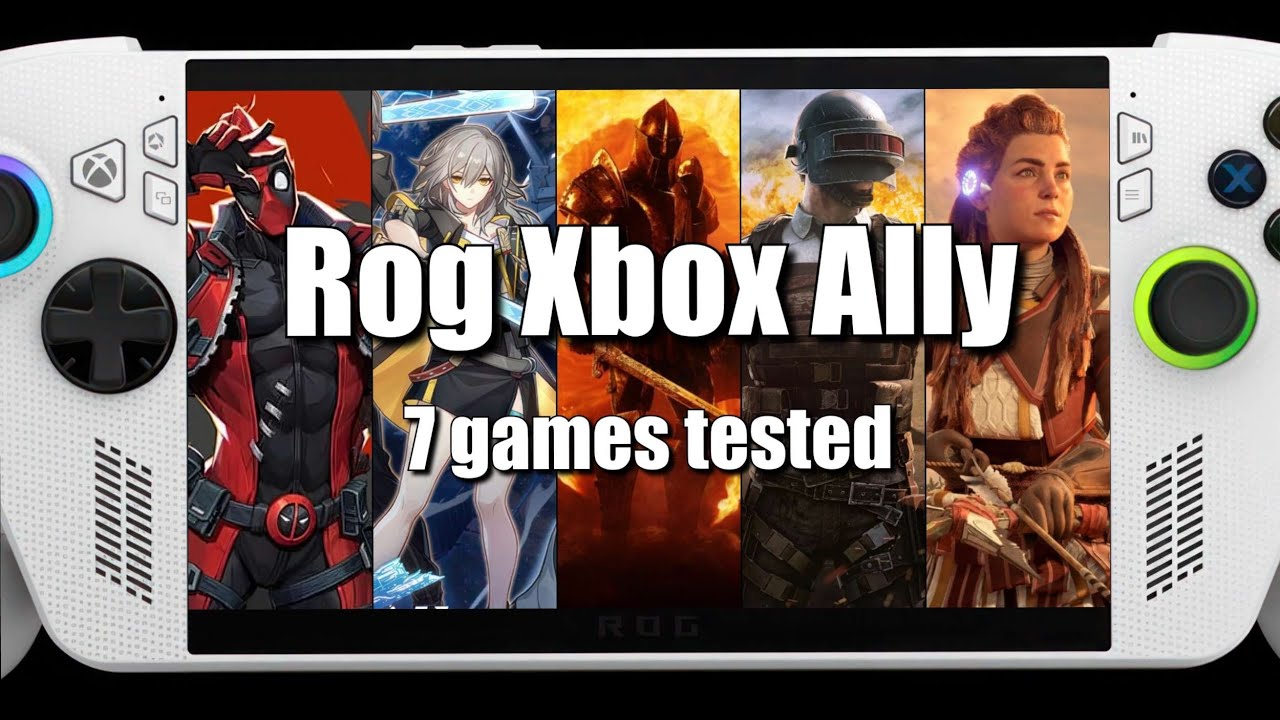 Rog Xbox Ally | 7 Games Tested! | Horizon Forbidden West | PUBG ...