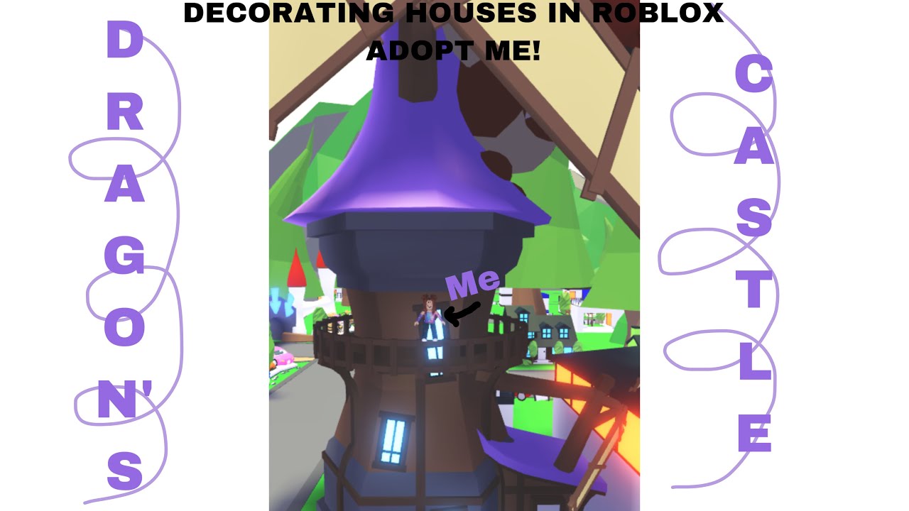 DECORATING HOUSES IN ROBLOX ADOPT ME! Part 12: Dragon’s Castle - YouTube