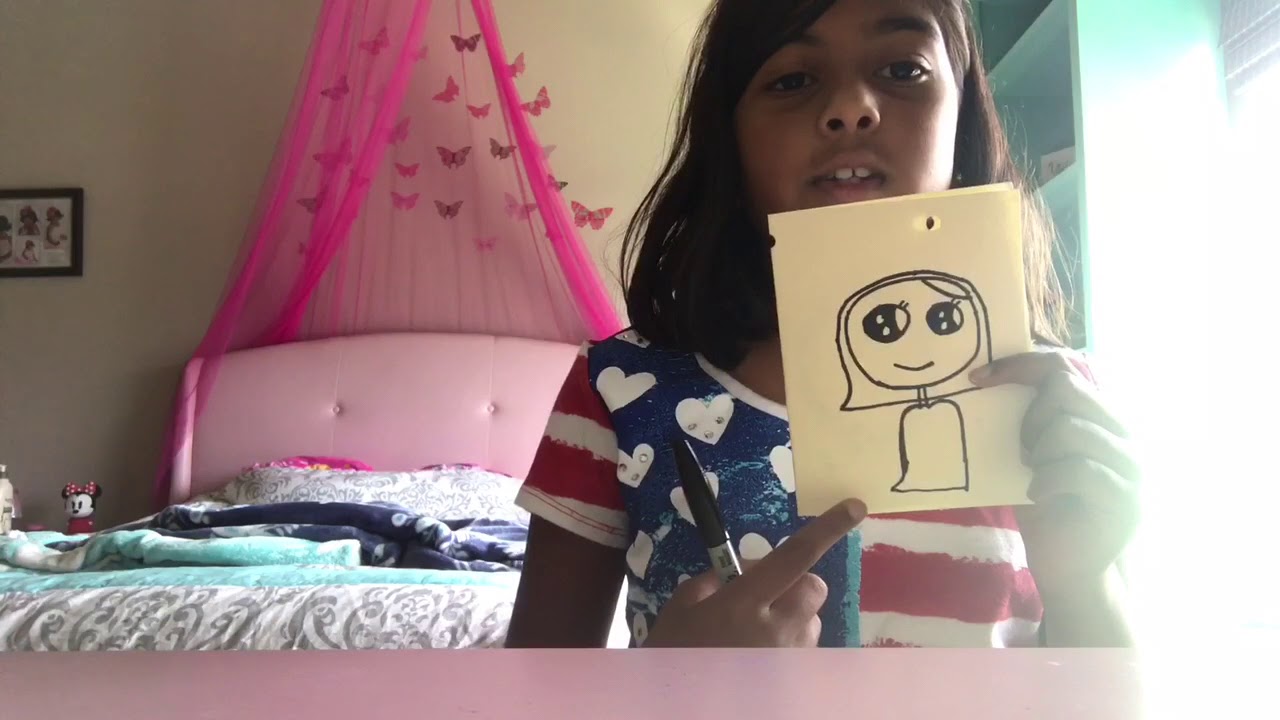 How To Draw A Cute Person - YouTube