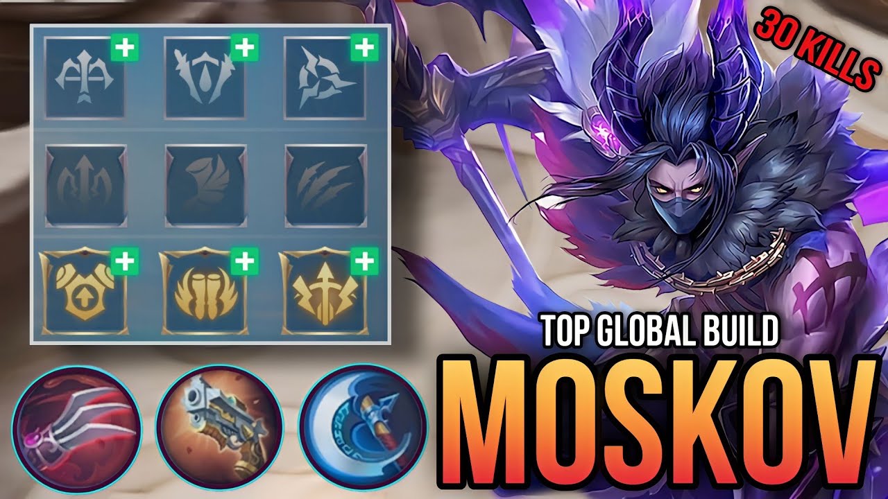 MOSKOV BUILD AND EMBLEM 2022 | MOSKOV BEST BUILD 2022 - MOBILE LEGENDS ...