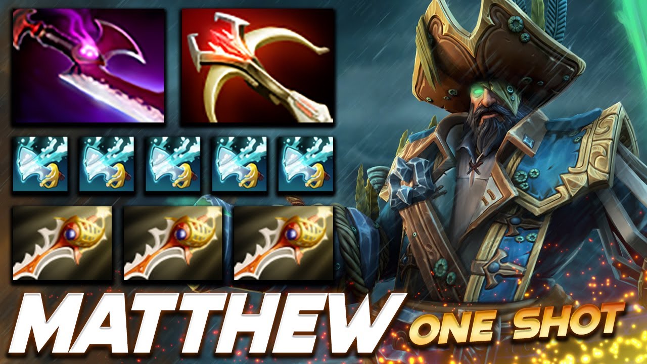 Matthew Kunkka ONE SHOT - Dota 2 Pro Gameplay [Watch & Learn] - YouTube