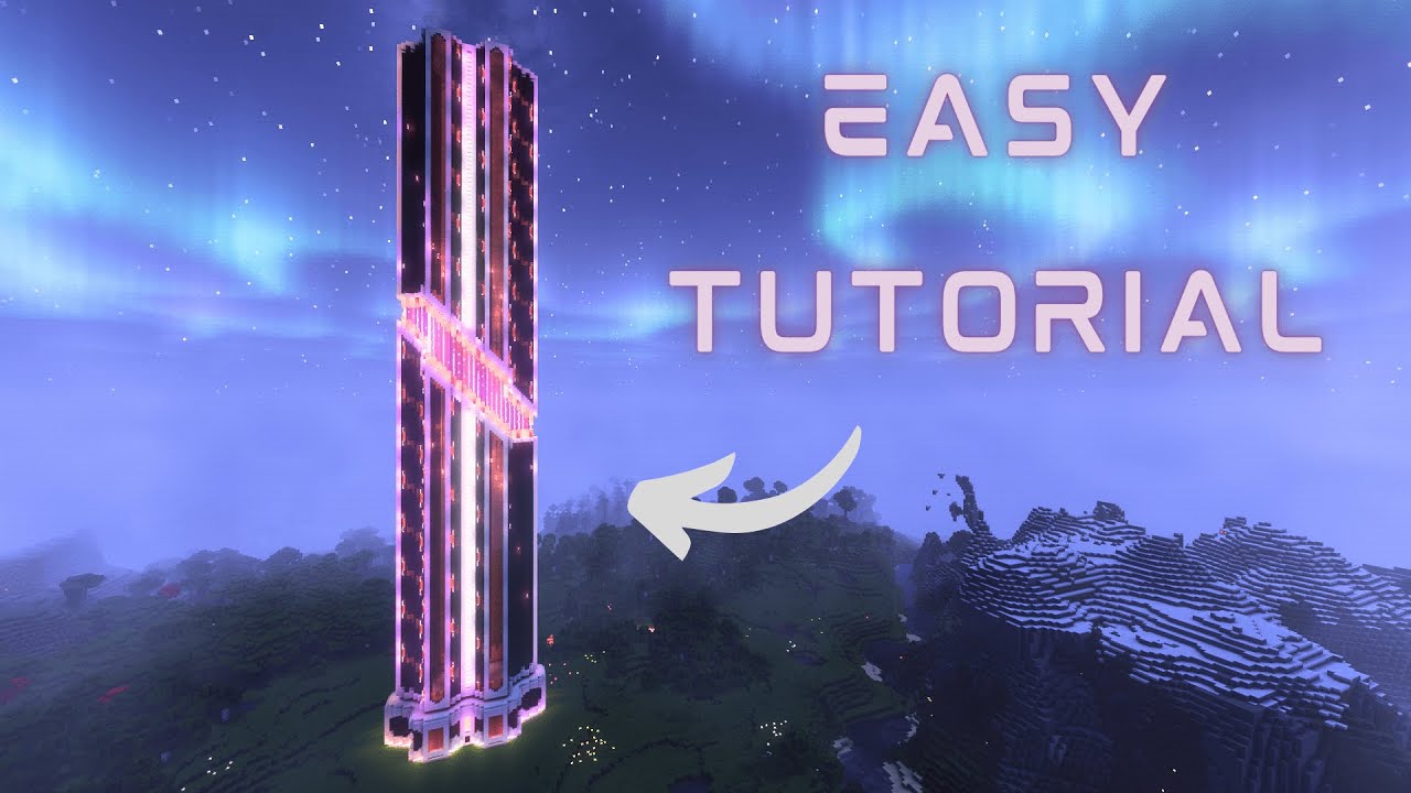 Minecraft: Modern Skyscraper (Easy Tutorial) - YouTube