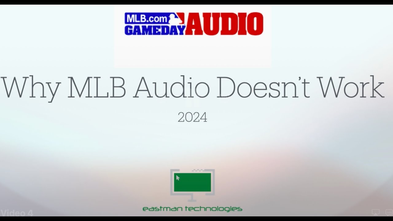 Why MLB Audio Doesn't Work in At Bat using iOS in 2024 - YouTube
