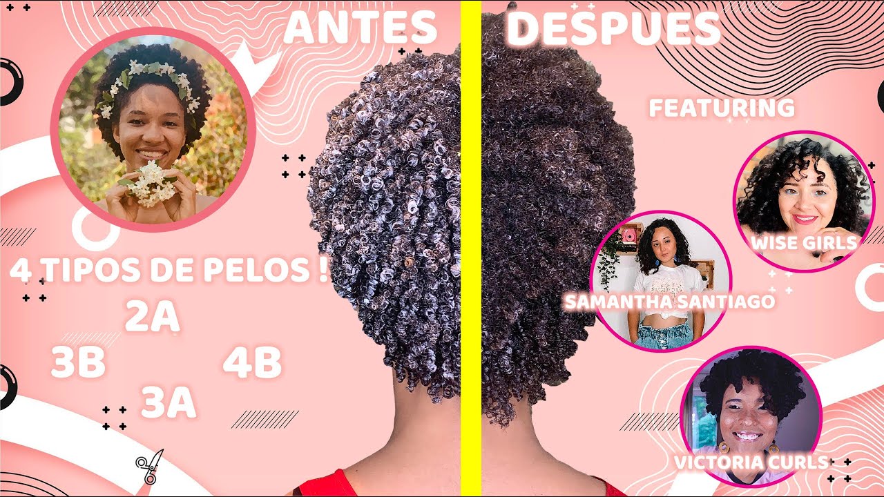 COMO DEFINIR CABELLO AFRO RIZADO - YouTube