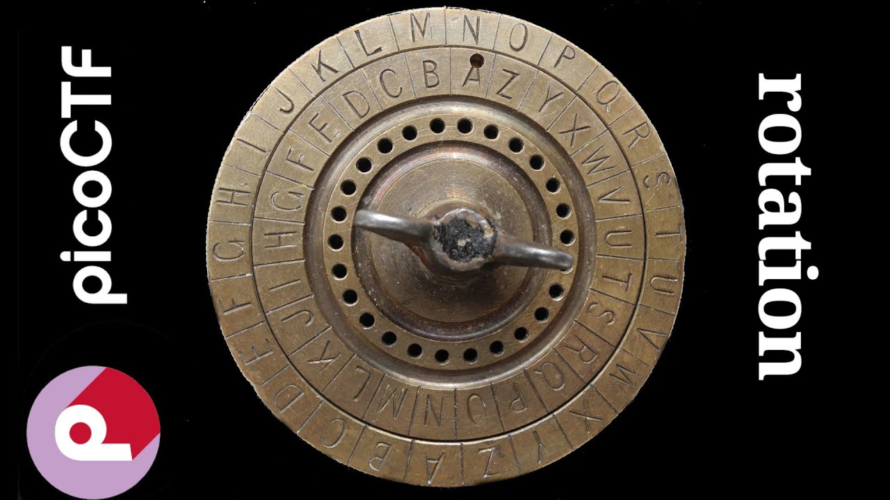 PicoCTF Walkthru [108] - rotation (Caesar cipher) - YouTube