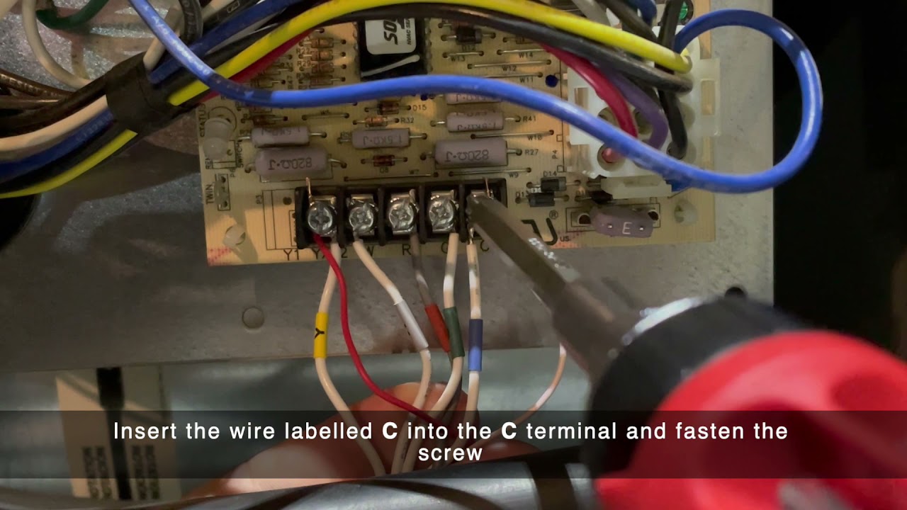 How to install TrickleStar C-Wire Adapter - YouTube