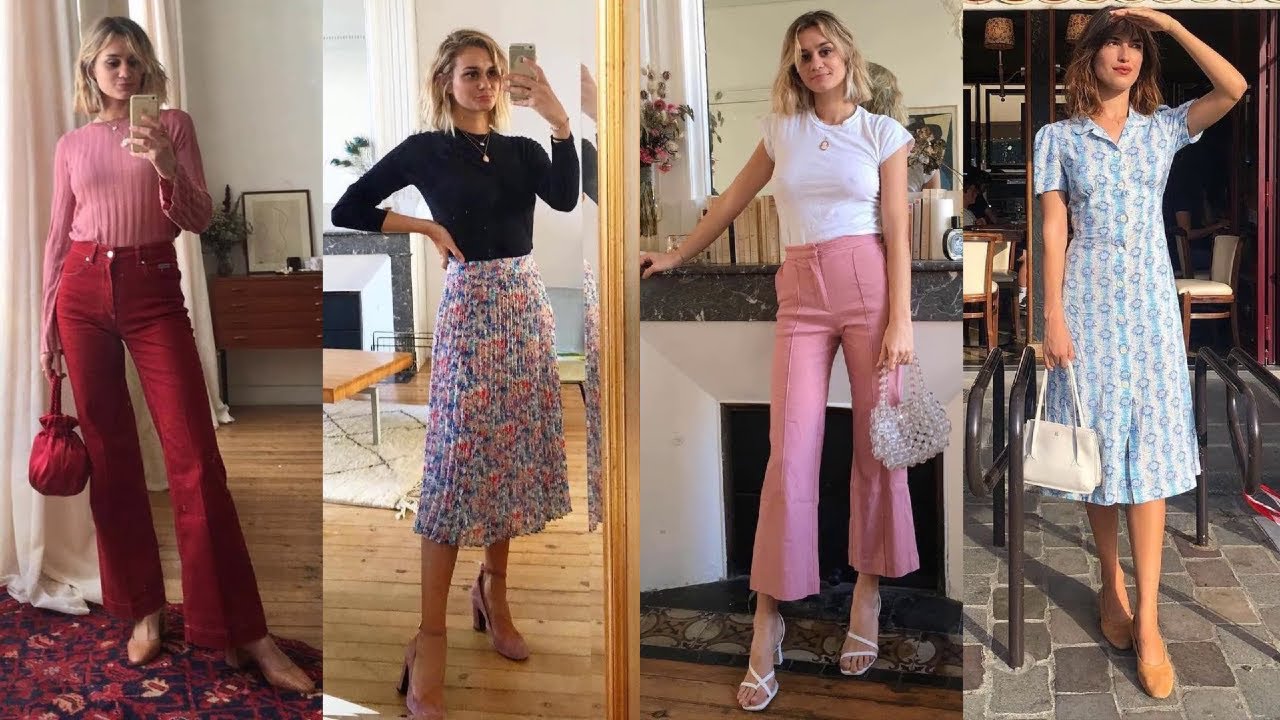 French Women Spring Outfits | Chic French Girl Fashion | French Capsule ...