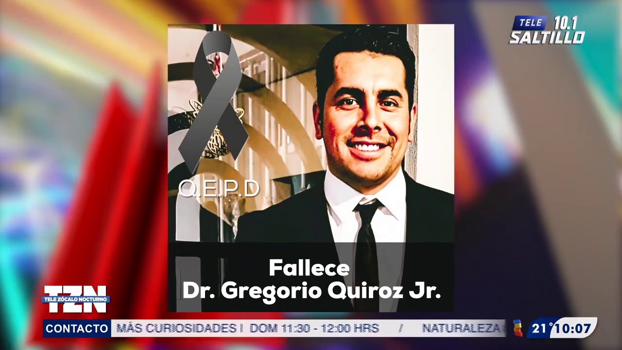 Fallece el médico Gregorio Quiroz por Covid-19 en Piedras Negras - YouTube
