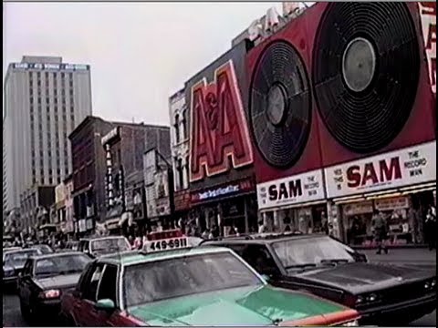 Yonge Street, Toronto. 8/26/1992. - YouTube