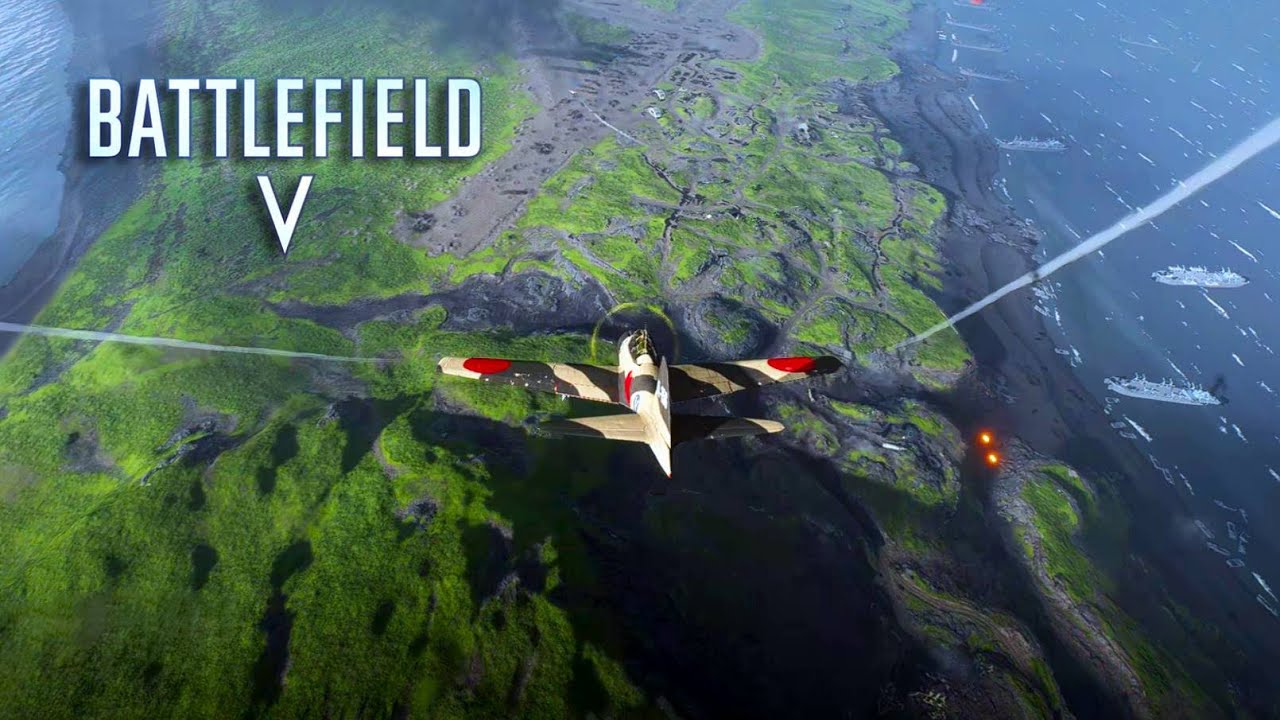 Battlefield 5: Zero A6M5's Flight – 35-0 on Iwo Jima! - YouTube