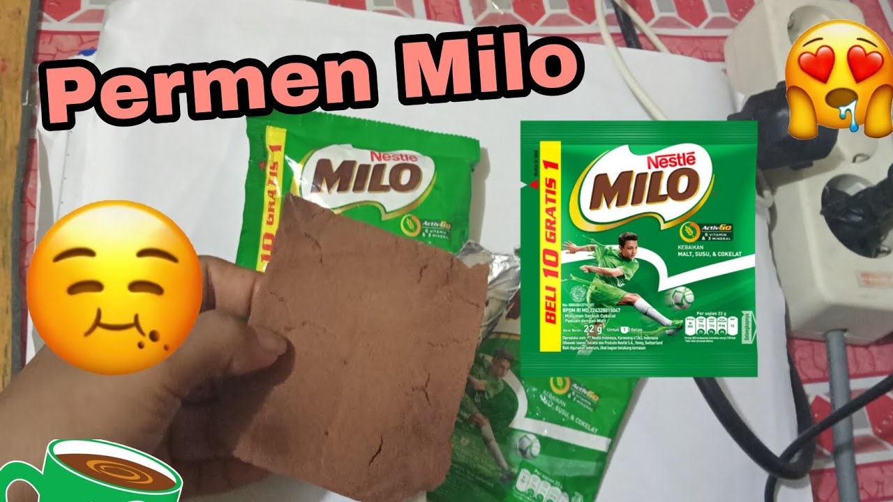 CARA MEMBUAT PERMEN MILO | MILO SETRIKA || Pinxyull - YouTube