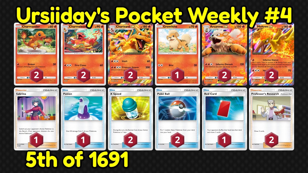 Ursiiday's Pocket Weekly #4 - Replays R1 to Top 8 - YouTube
