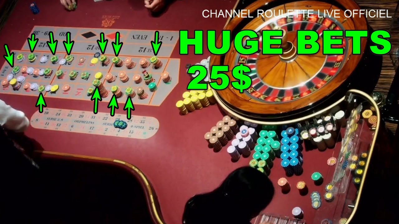 HUGE BETS 25$ IN TABLE IN ROULETTE IN NIGHT SUNDAY EXCLUSIVE 23/03/2025 ...