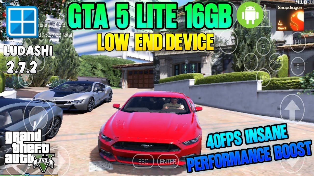 Finally GTA 5 LITE (16GB) For Low end devices + Full Mission & Full ...