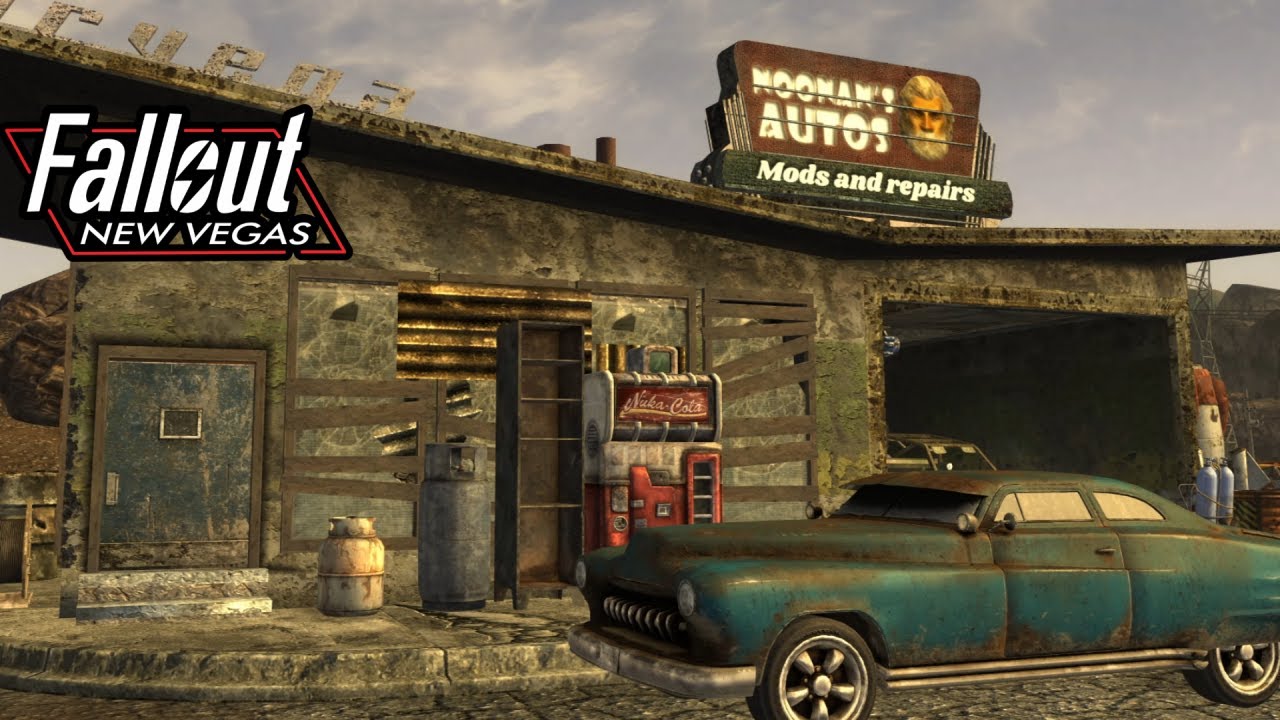You Can Live Inside Novac Garage in Fallout New Vegas - YouTube