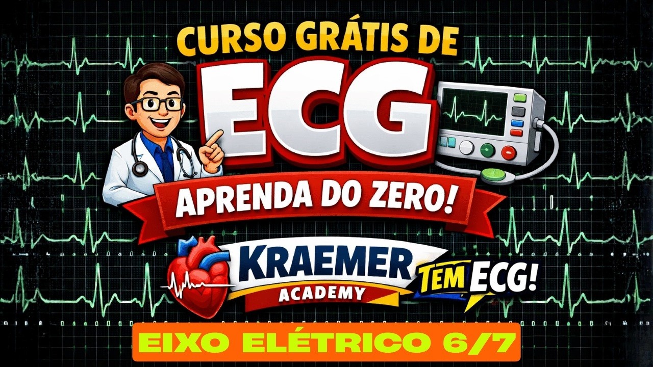Como laudar ECG com o eixo elétrico em poucos segundos! Aula 06 de 07 ...
