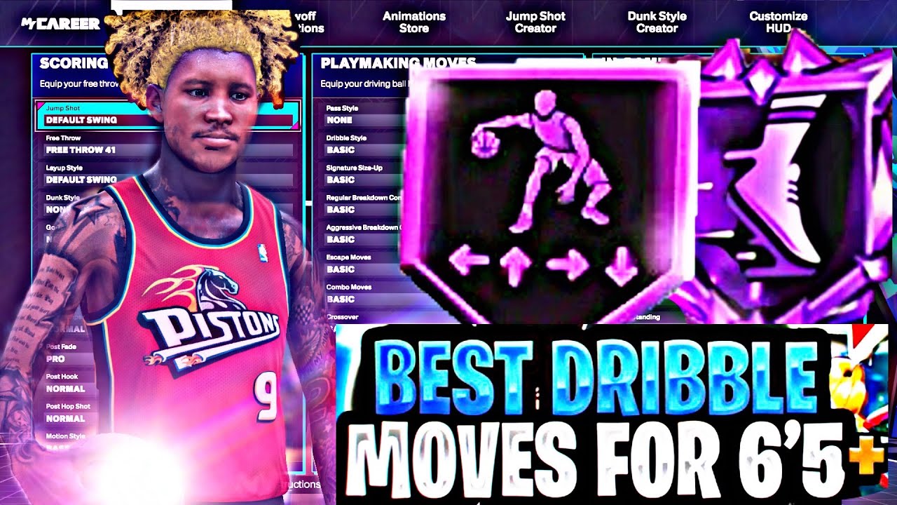 6’5-6’9 BEST AND FASTEST DRIBBLE MOVES (NBA 2K25) - YouTube