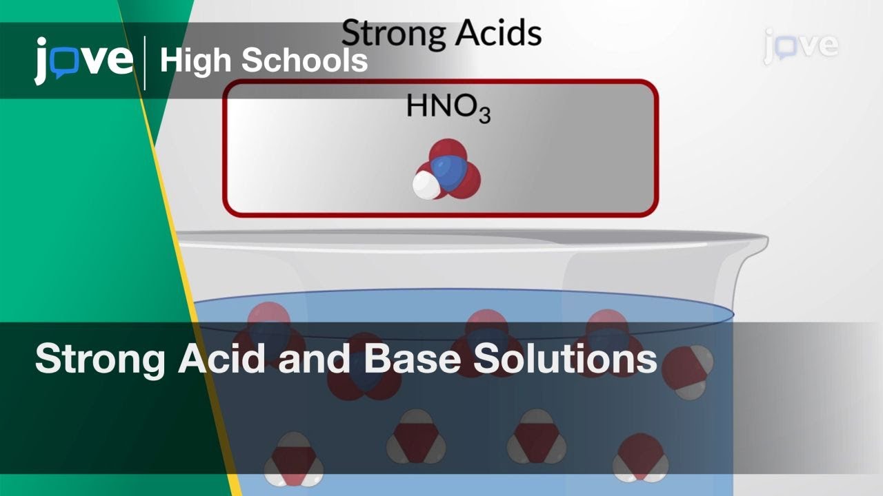 Strong Acid and Base Solutions | Chem | Video Textbooks - Preview - YouTube