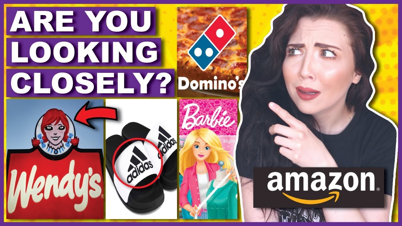 Revealing Creepy Hidden Messages In Famous Logos - YouTube