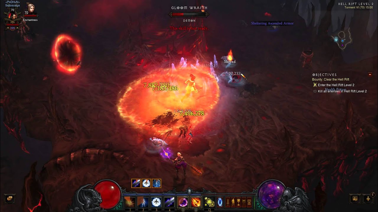 Hell Rift T6 fire wizard - YouTube