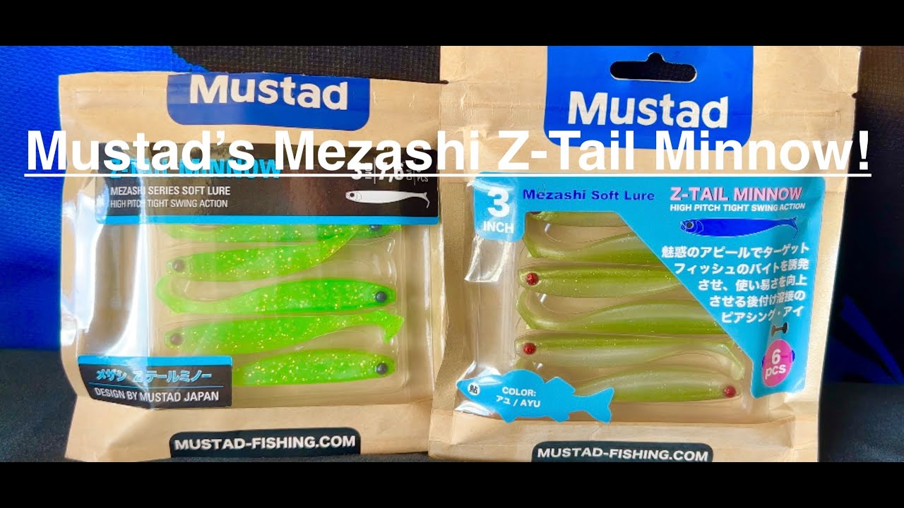 Mustad's Mezashi Z-Tail Minnows! - YouTube