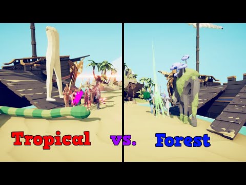 TABS: Tropical Team vs. Forest Team! - YouTube