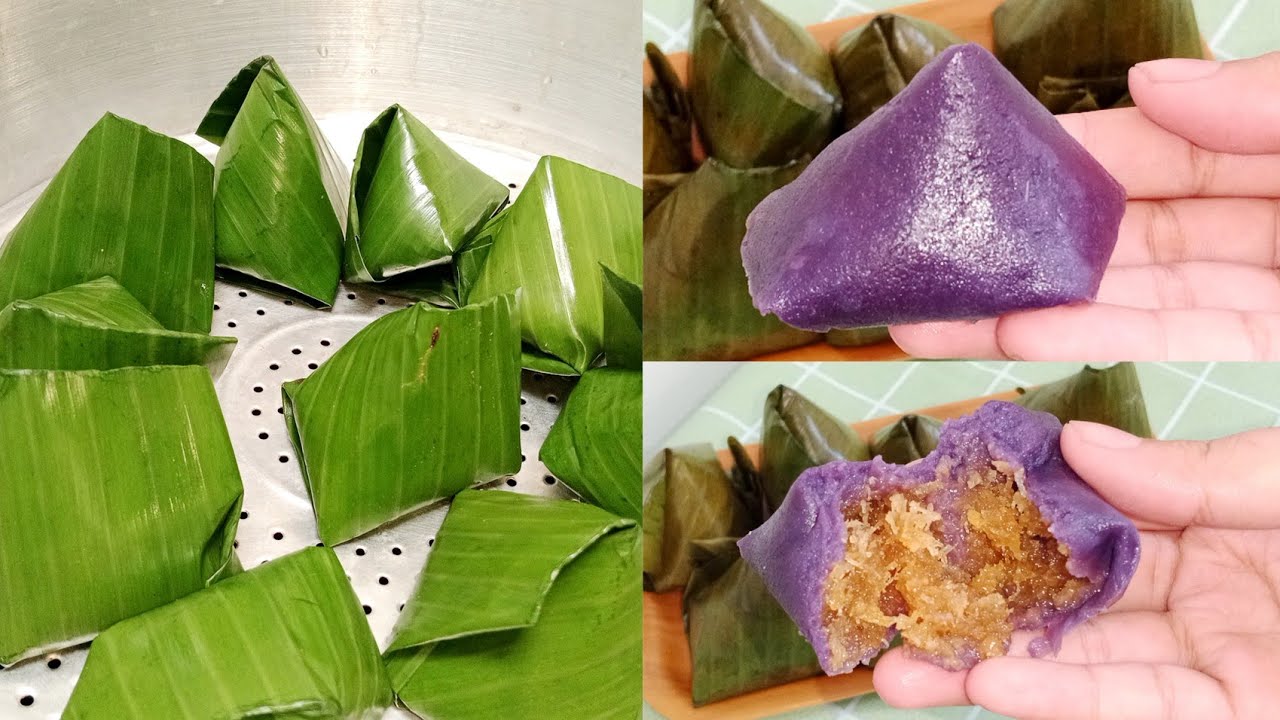 Hanya 2 Bahan Jajanan Traditional ini enak banget !! Resep Lemet/Lappet ...