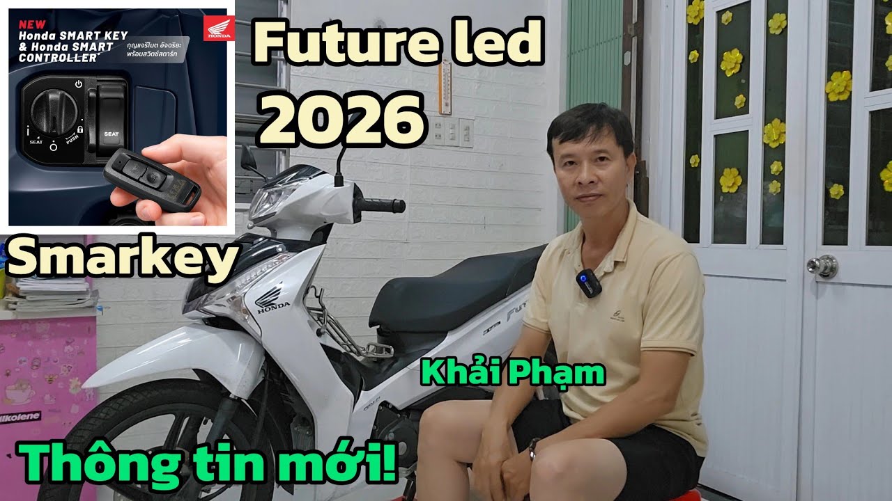 Thông tin mới FUTURE LED 125 2026: trang bị khóa Smartkey? Khải Phạm # ...