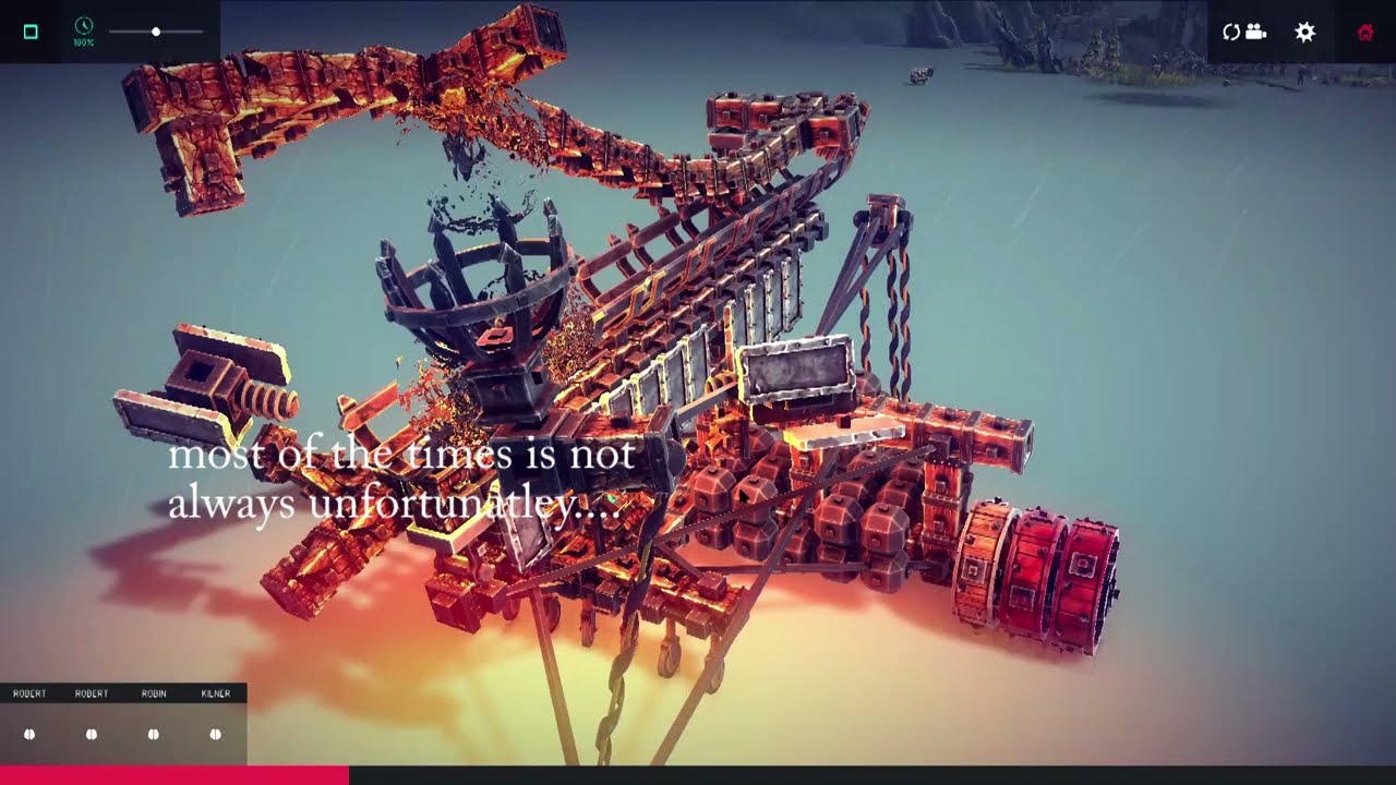Besiege: reloadable catapult - YouTube
