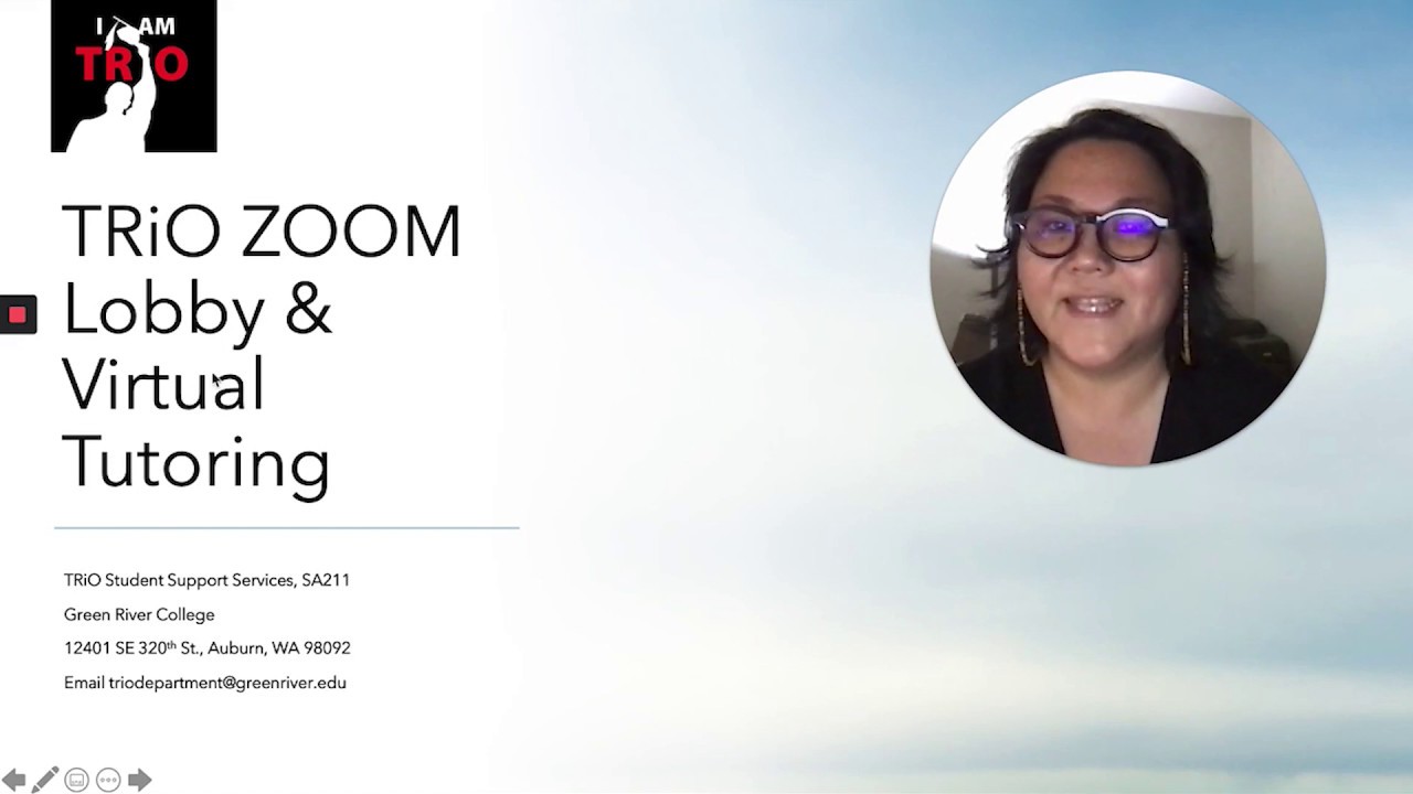 TRiO ZOOM Lobby & Virtual Tutoring - YouTube