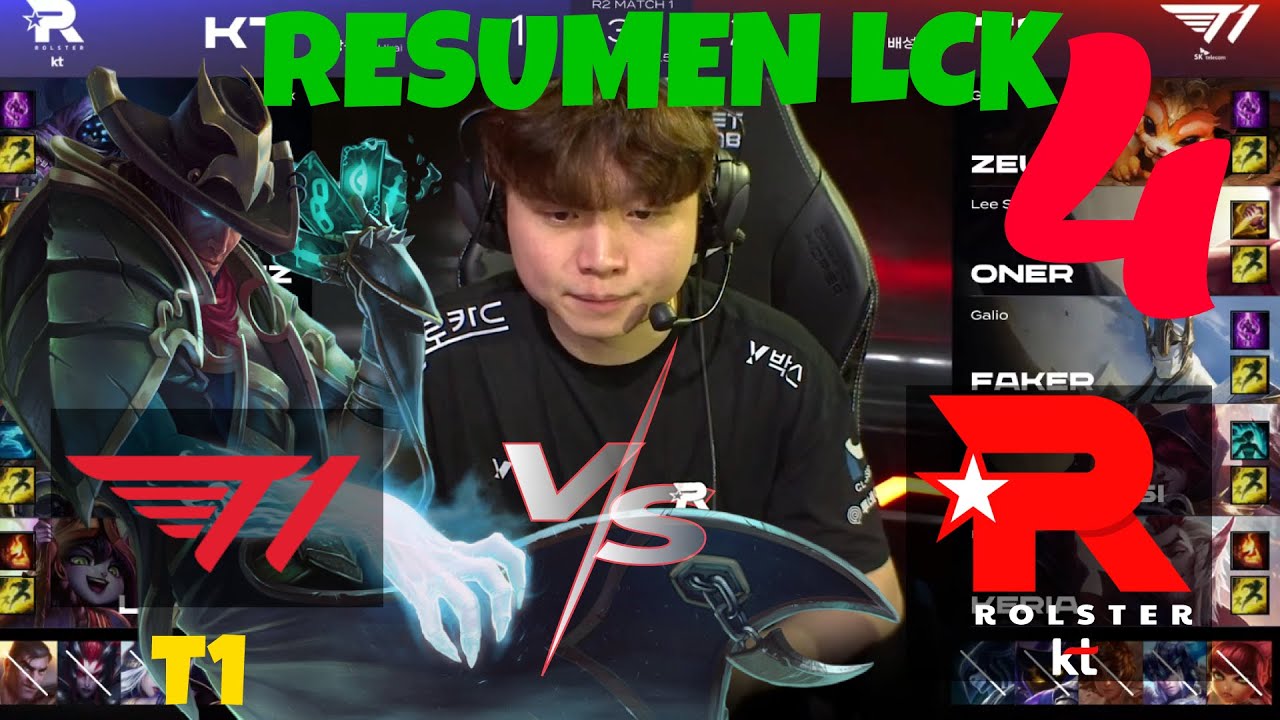 LCK 2023 | 4TA PARTIDA T1 VS KT 👊 BDD SUPP DESDE LA MID PARA IGUALAR LA SERIE 😱| RESUMEN LOL ...