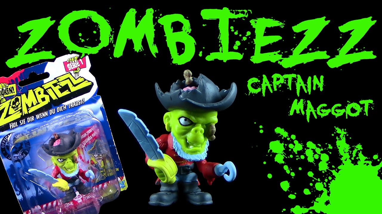 Zombiezz Serie 1 - Captain Maggot - Unboxing & Review - Series One ...