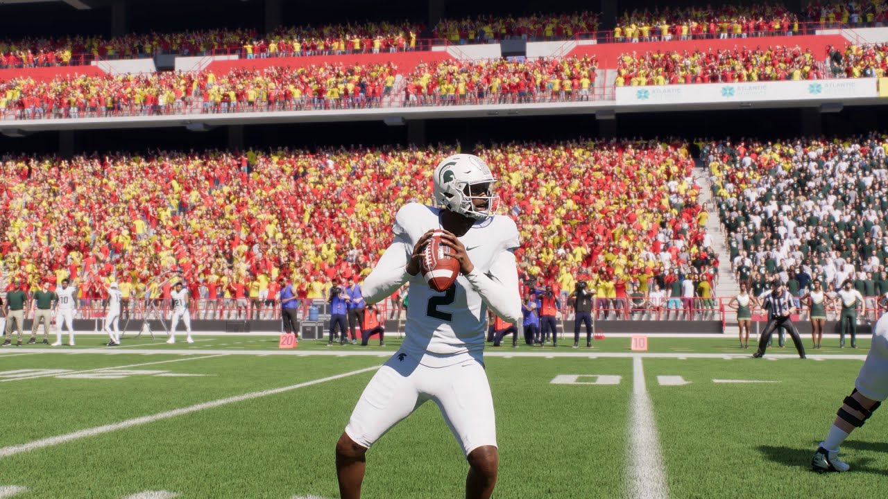 College Football 25 - Michigan State vs Maryland - YouTube