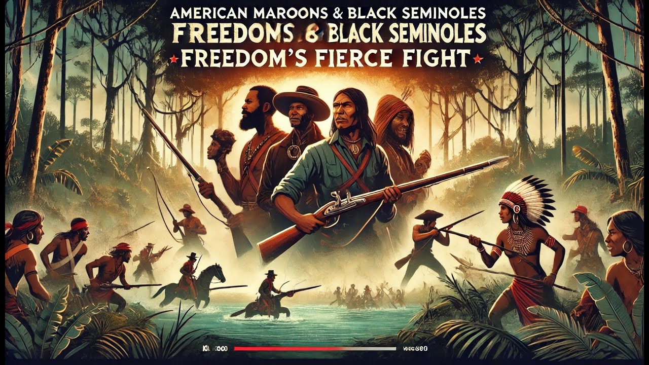 American Maroons & Black Seminoles Freedom's Fierce Figh - YouTube