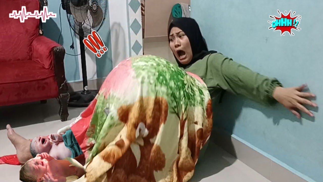 drama komedi💘😭mama hamil besar melahirkan bayi kembar - YouTube