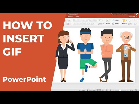 HOW TO INSERT GIF IN POWERPOINT