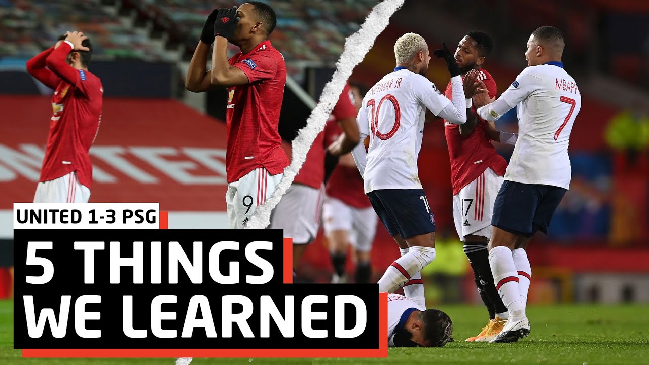 Red For Fred | 5 Things We Learned vs PSG | MUN 1-3 PSG - YouTube
