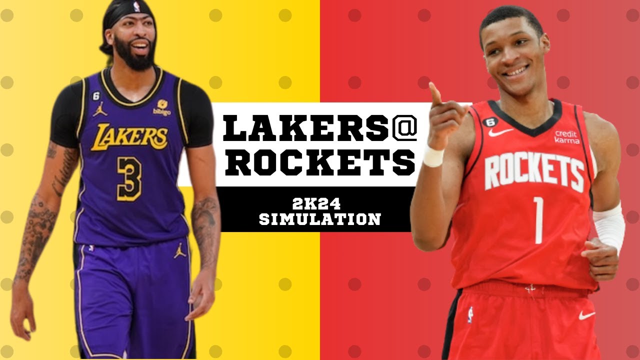 Los Angeles Lakers vs. Houston Rockets | NBA 2K24 Full Game Simulation ...