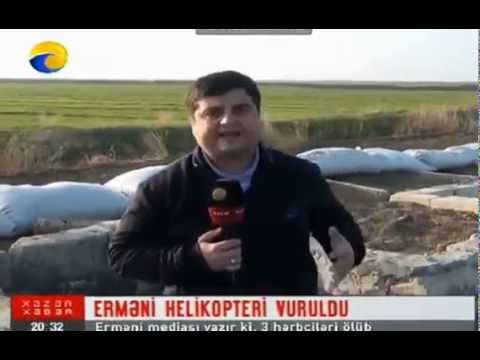 ERMENI HELIKOPTERI VURULDU