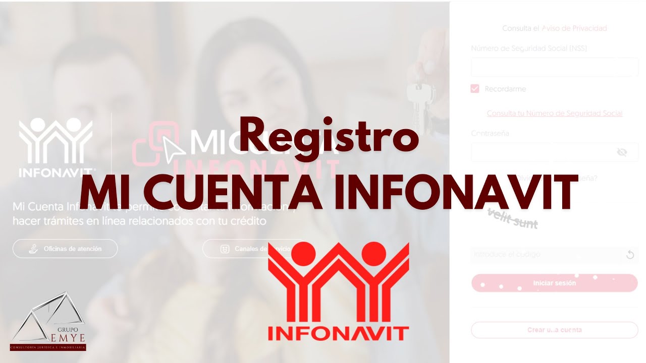 Registro MI CUENTA INFONAVIT 2023 - YouTube