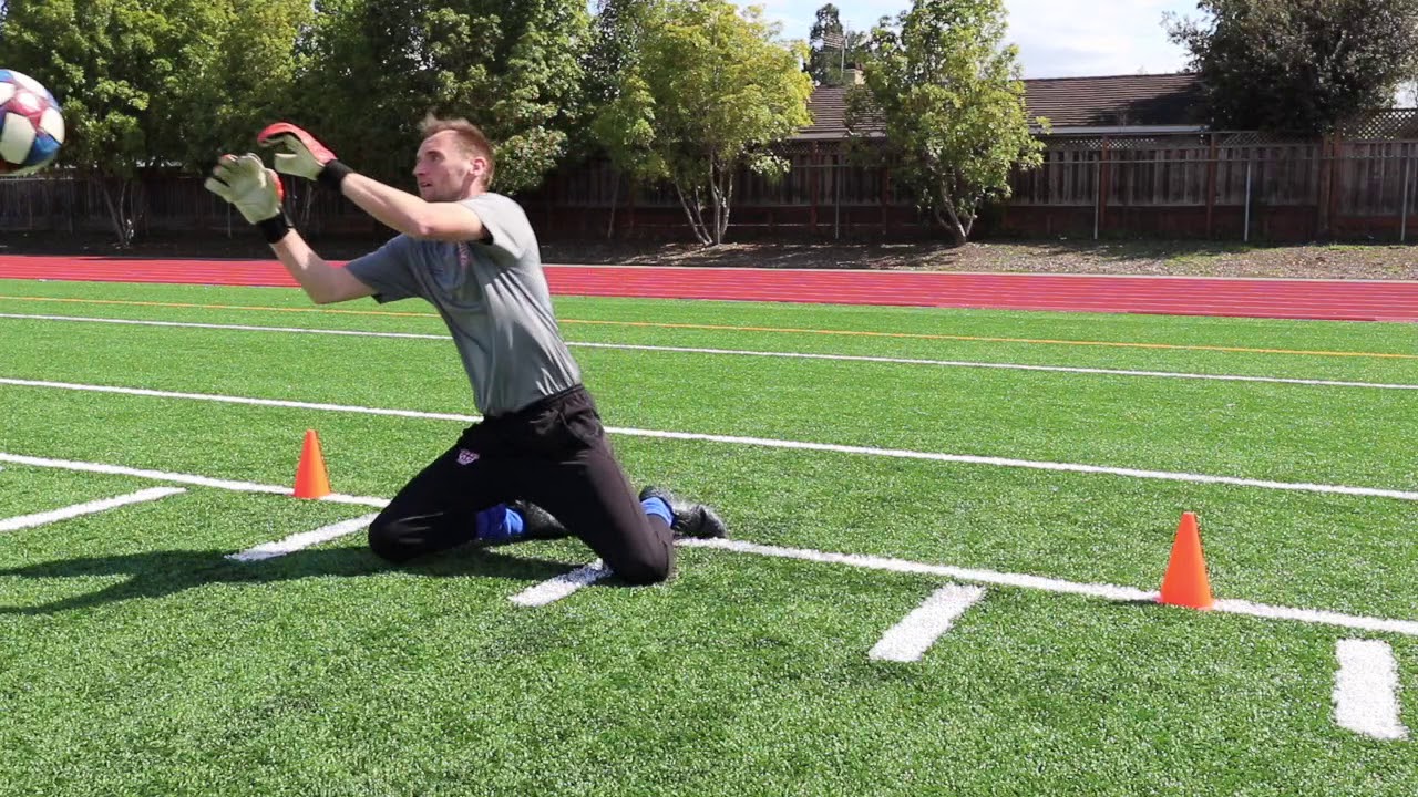 Basic Goalkeeper Handling Techniques - High Shots - YouTube